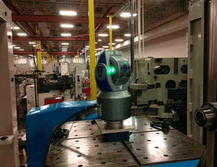 ACQUIP | Case Study Laser Tracker CNC Axis Rail Alignment