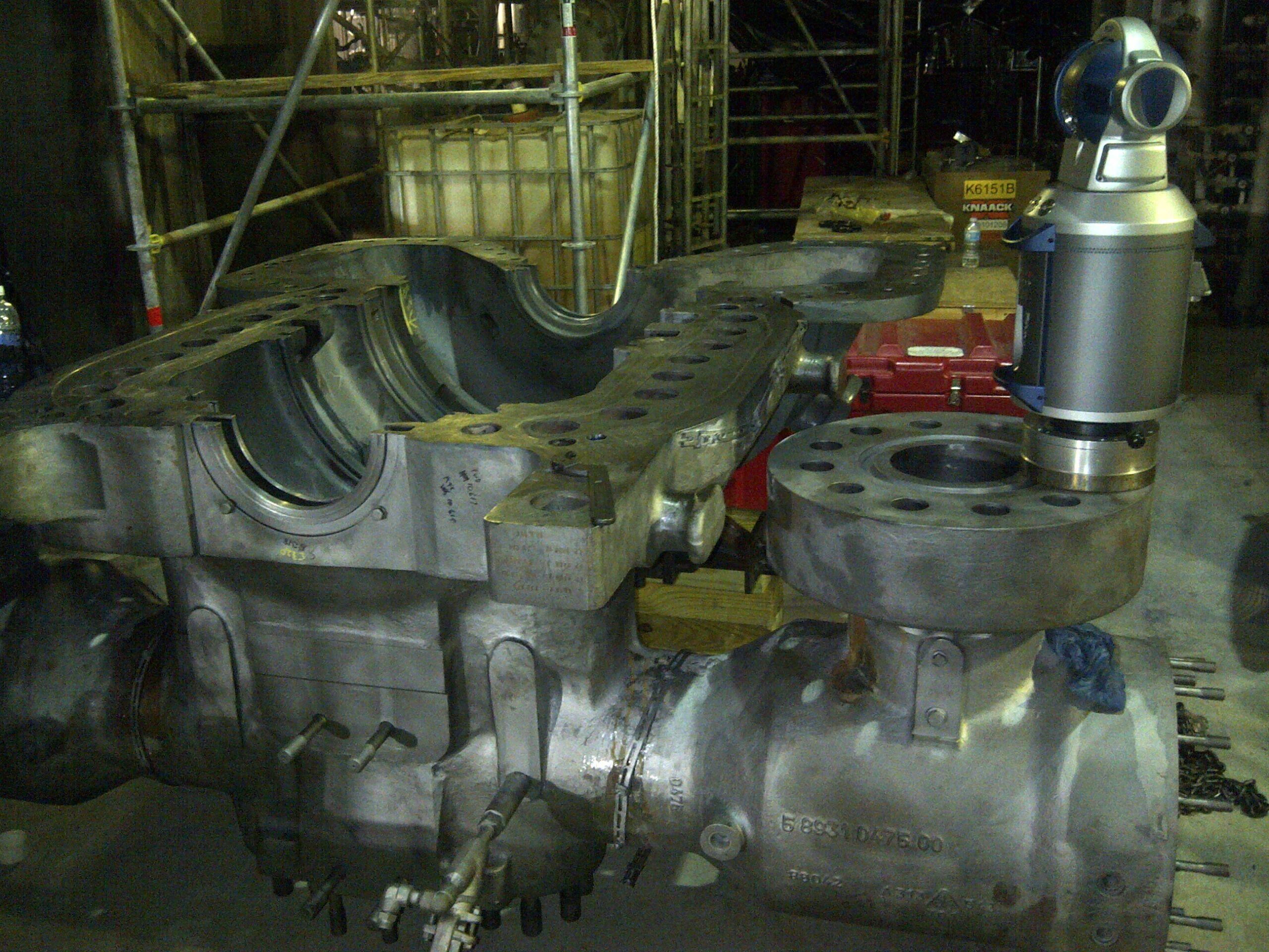 ACQUIP | Laser Tracker Turbine Shell Distortion Measurements